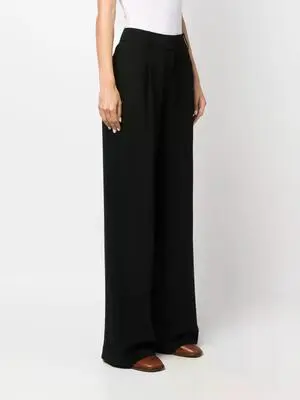 Michael Kors Wide-leg Tailored Trousers - Black