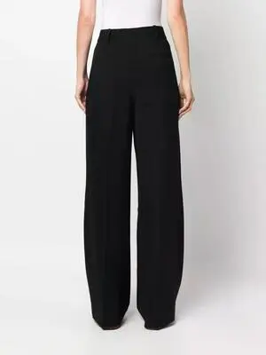 Michael Kors Wide-leg Tailored Trousers - Black