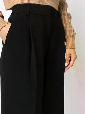 Michael Kors Wide-leg Tailored Trousers - Black