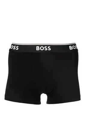 BOSS Logo-print Boxers - Black