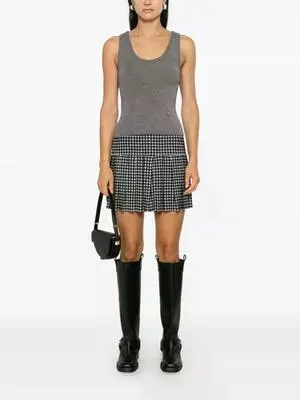 Moschino Logo-lettering Tank Top - Grey