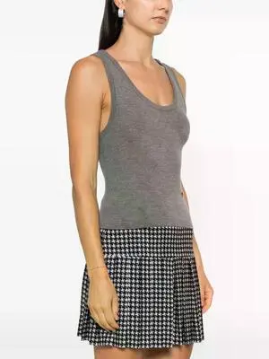 Moschino Logo-lettering Tank Top - Grey