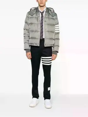 Thom Browne 4-bar Bomber Jacket - Grey
