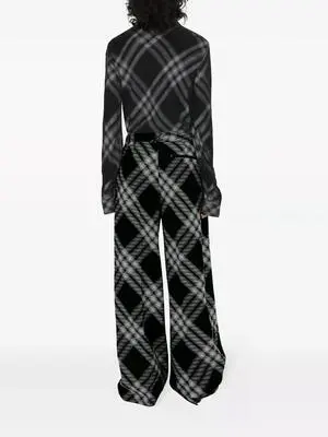 Burberry Vintage Check Wool Trousers