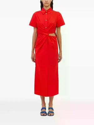 MSGM Cut-out Shirtdress