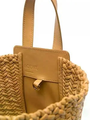 Loewe Interwoven Tote Bag - Brown