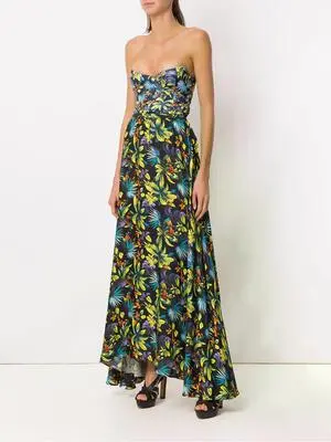 AMIR SLAMA Printed Long Skirt