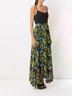 AMIR SLAMA Printed Long Skirt