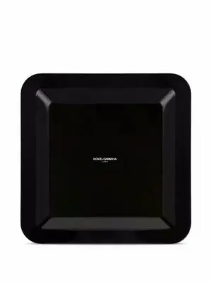 Dolce & Gabbana Medium Leopard-print Wood Tray