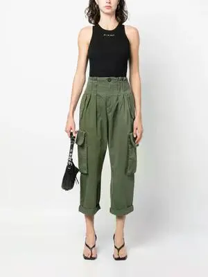 Pinko Ribbed Logo Tank Top