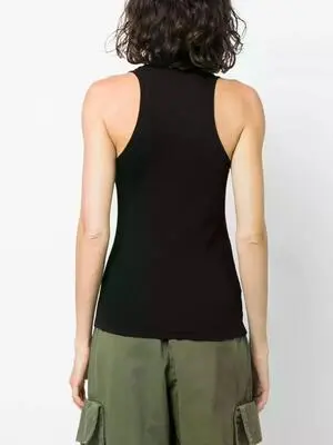Pinko Ribbed Logo Tank Top
