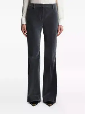 Etro Flared Velvet Trousers - Grey