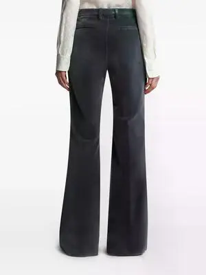 Etro Flared Velvet Trousers - Grey