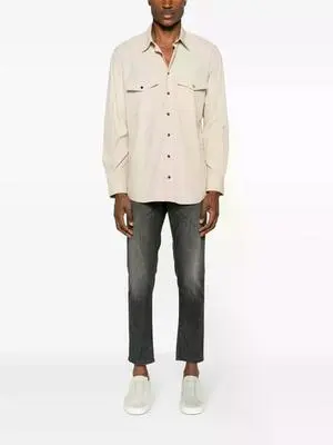 Incotex Low-rise Slim-fit Jeans - Grey