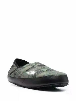 The North Face Camouflage-print Padded Slippers - Green