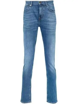 7 For All Mankind Paxtyn Logo-patch Jeans