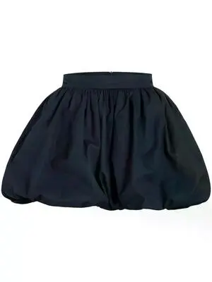 PATOU Faille Bubble Mini Skirt - Blue
