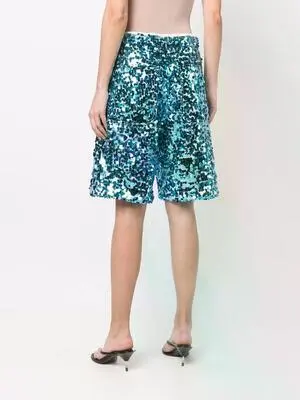 Plan C Sequinned Bermuda Shorts