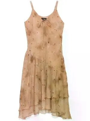 TOUT A COUP Patterned Dress - Neutrals