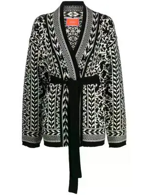 La DoubleJ Belted Wool Cardigan