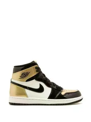 JORDAN 1 Retro High Og Nrg Gold Top 3 Sneakers - Black