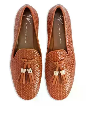 GIUSEPPE ZANOTTI Gz-weave Loafers - Brown