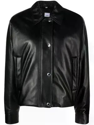 Burberry Two-pocket Leather Jacket