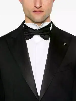 Tagliatore Brooch-detail Suit - Black