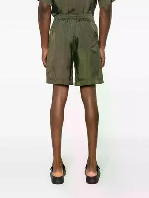 MSGM Embroidered-logo Track Shorts