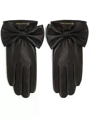 Karl Lagerfeld Kl Studio Bow Gloves