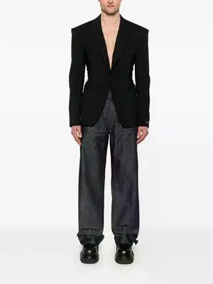 MUGLER Belted Jeans