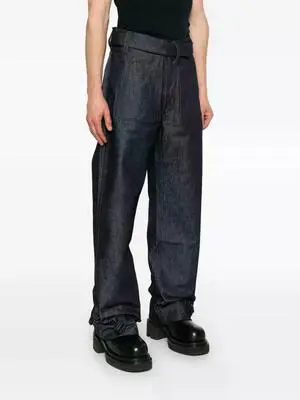 MUGLER Belted Jeans