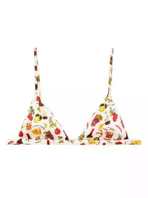 FLEUR DU MAL Luxe Triangle Bra - Black