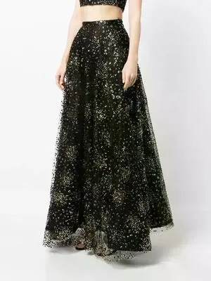 BAMBAH Sequin-embellished Maxi Skirt