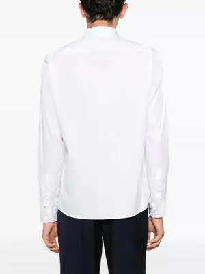 BOSS Logo-embroidered Poplin Shirt