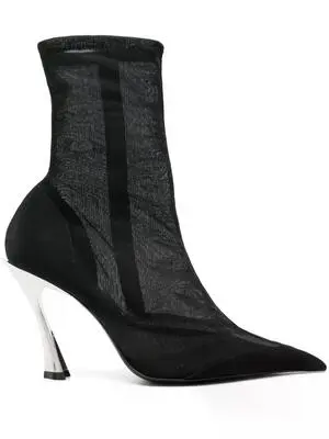 MUGLER 95mm Mesh Fang Boots