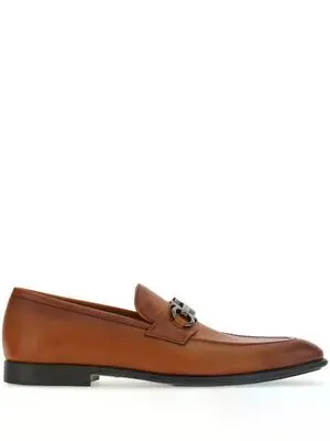 FERRAGAMO Gancini Leather Loafers