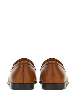 FERRAGAMO Gancini Leather Loafers