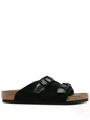 BIRKENSTOCK Arizona Suede Sandals - Black