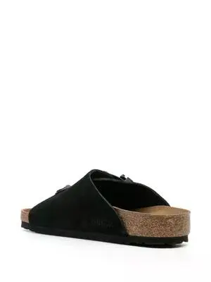 BIRKENSTOCK Arizona Suede Sandals - Black