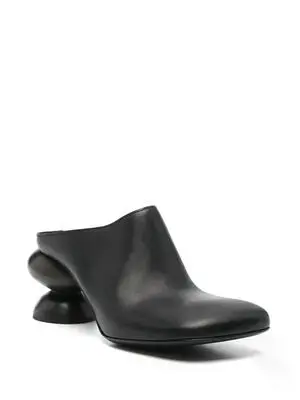 UMA WANG Sculpted-heel Mules