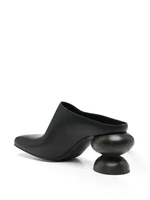 UMA WANG Sculpted-heel Mules