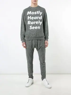 MOSTLY HEARD RARELY SEEN Logo Print Sweatshirt