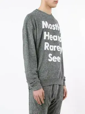 MOSTLY HEARD RARELY SEEN Logo Print Sweatshirt