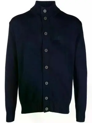 BALLANTYNE High-neck Wool Cardigan