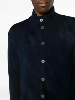 BALLANTYNE High-neck Wool Cardigan