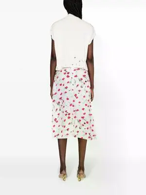 Marni Floral-print Midi Skirt