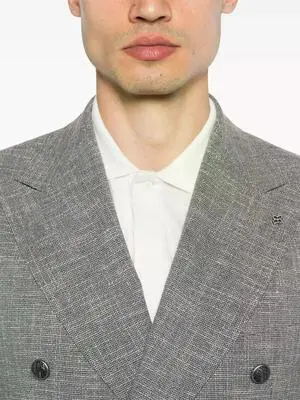 Tagliatore Double-breasted Blazer - Grey