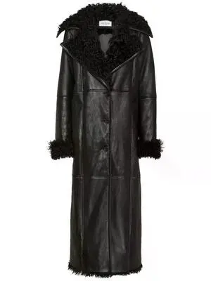 Philipp Plein Skull & Bones Shearling Coat