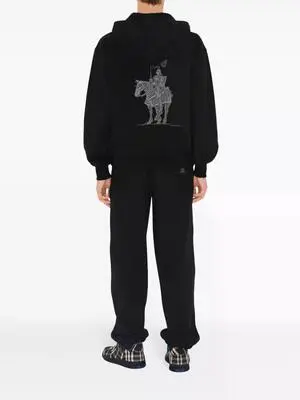 Burberry Equestrian Knight Cotton Hoodie
